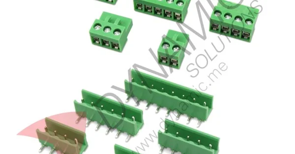 PCB Screw Terminal Block Male Plug Female Socket 2.54mm - Right Angle