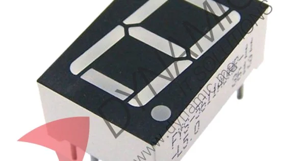 7 Segment 1 Digit 0.56" Red LED Common Cathode (5161AS)